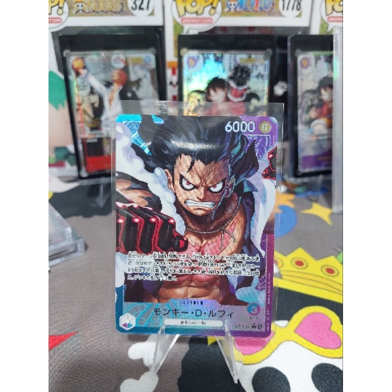 Monkey D. Luffy (Alt Art) OP11-040 L A Fist of Divine Speed - ONE PIECE Japanese | Shopee ...