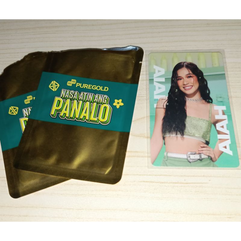 BINI PUREGOLD OFFICIAL PHOTOCARDS AIAH LIMITED EDITION | Shopee Philippines