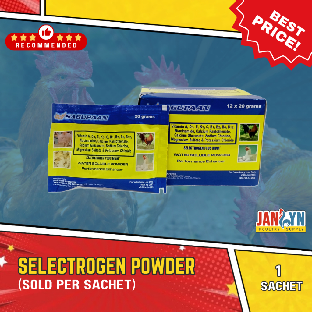 Selectrogen Water Soluble Powder Sachet - 20 grams | Shopee Philippines