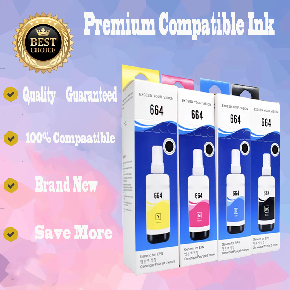 Premium Ink 664 Refiil Ink For Printer Ink Original For Epson Printer ...