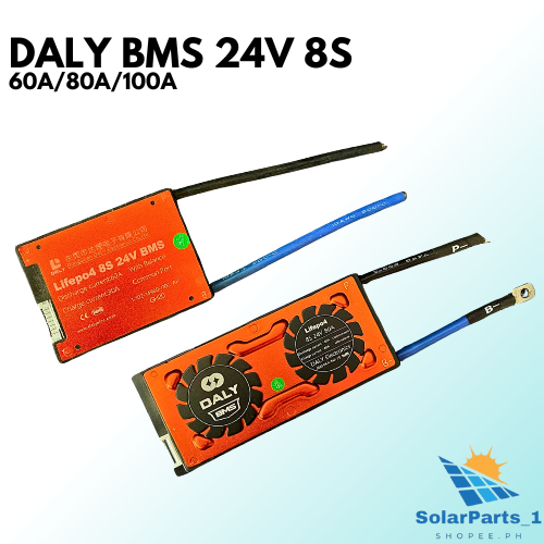 DALY BMS 8S 24V Power Central lifepo4 battery BMS 3.2V - 60A/80A/100A ...