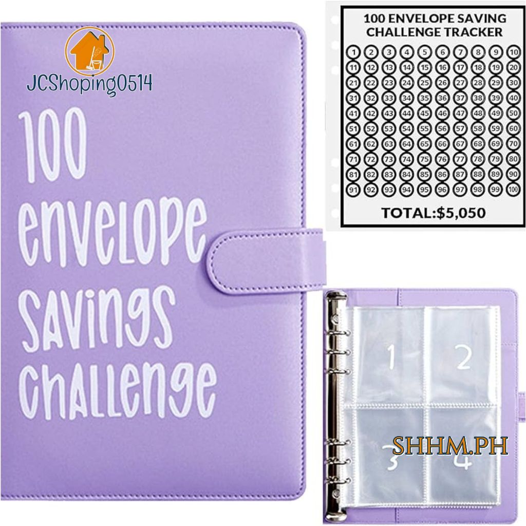 SHHM.PH 100 Envelope Challenge Binder Couple Challenge Event Notepad ...