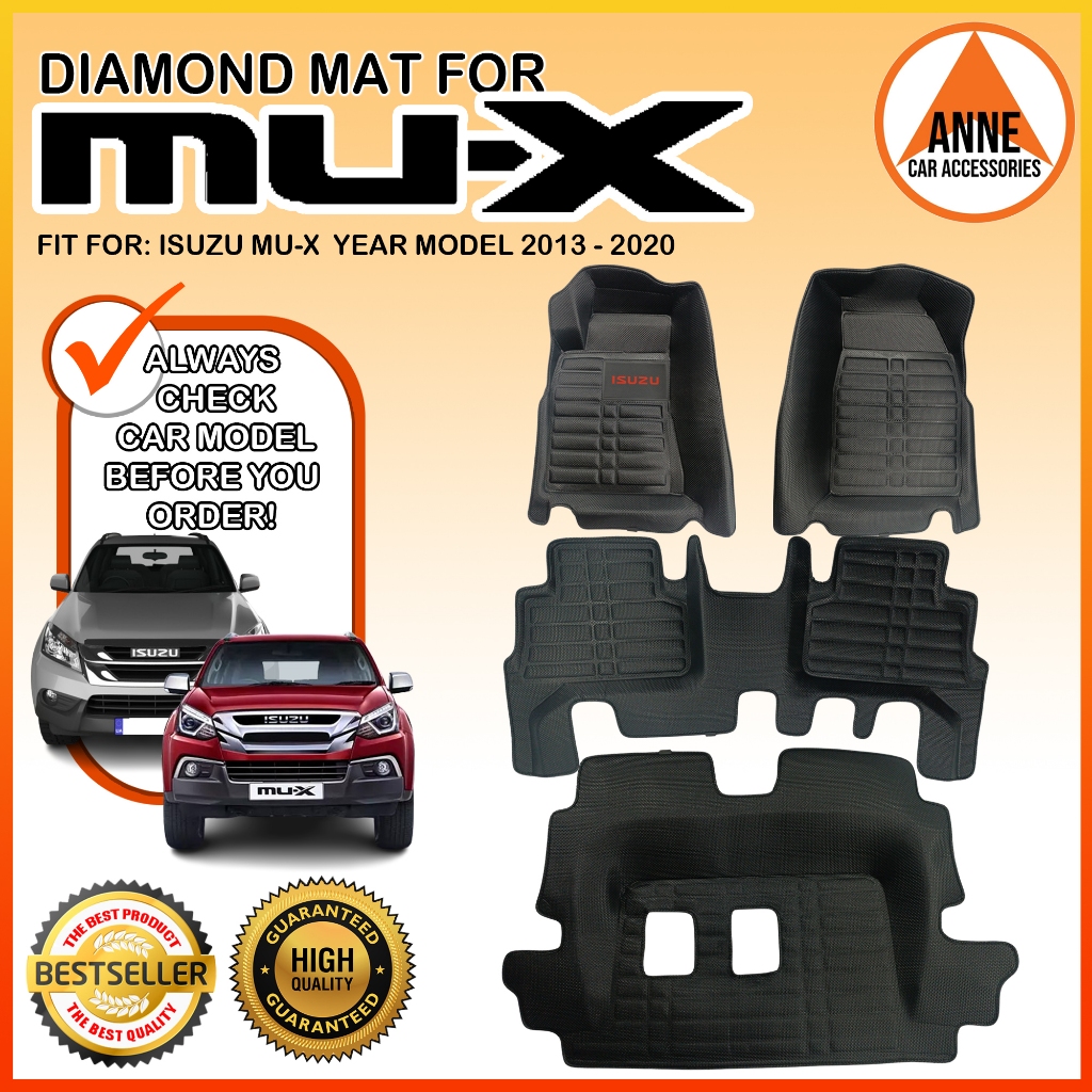 TPE/ Diamond/5D Carbon Fiber Car Deep Dish Matting for Isuzu MU-X/ MUX ...