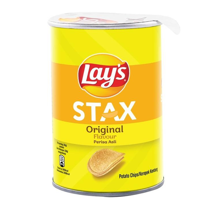 Lays Stax Potato Chips Original Flavour 38g | Shopee Philippines
