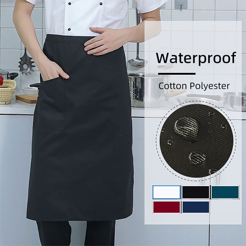 Chef Apron Half Apron Hotel Chef Apron Cafe Cooking Western Restaurant ...