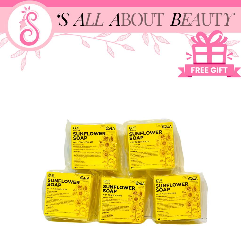 Sct Unlimited Sunflower Soap with Niacinamide 5pcs | Shopee Philippines