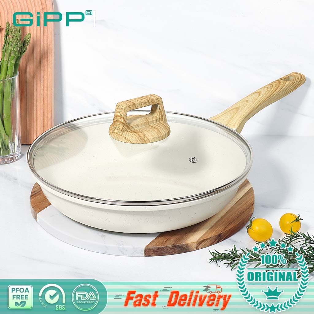 GIPP Non-Stick Granite Pan ,Cooking Frying Pan, Kawali,20/24/28cm ...