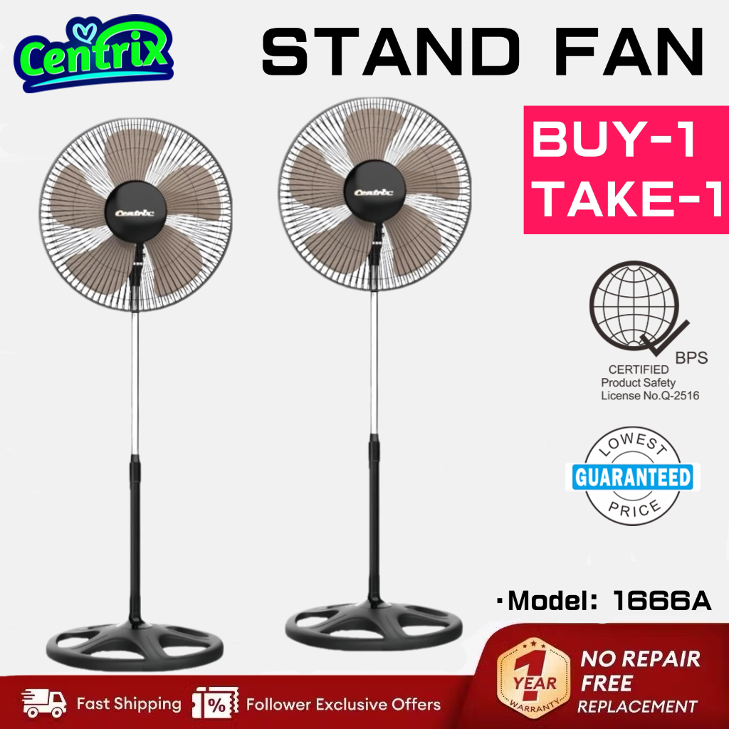 Buy-1 Take-1 Centrix COD Electric Fan Stand Fan 16-inches High quality ...