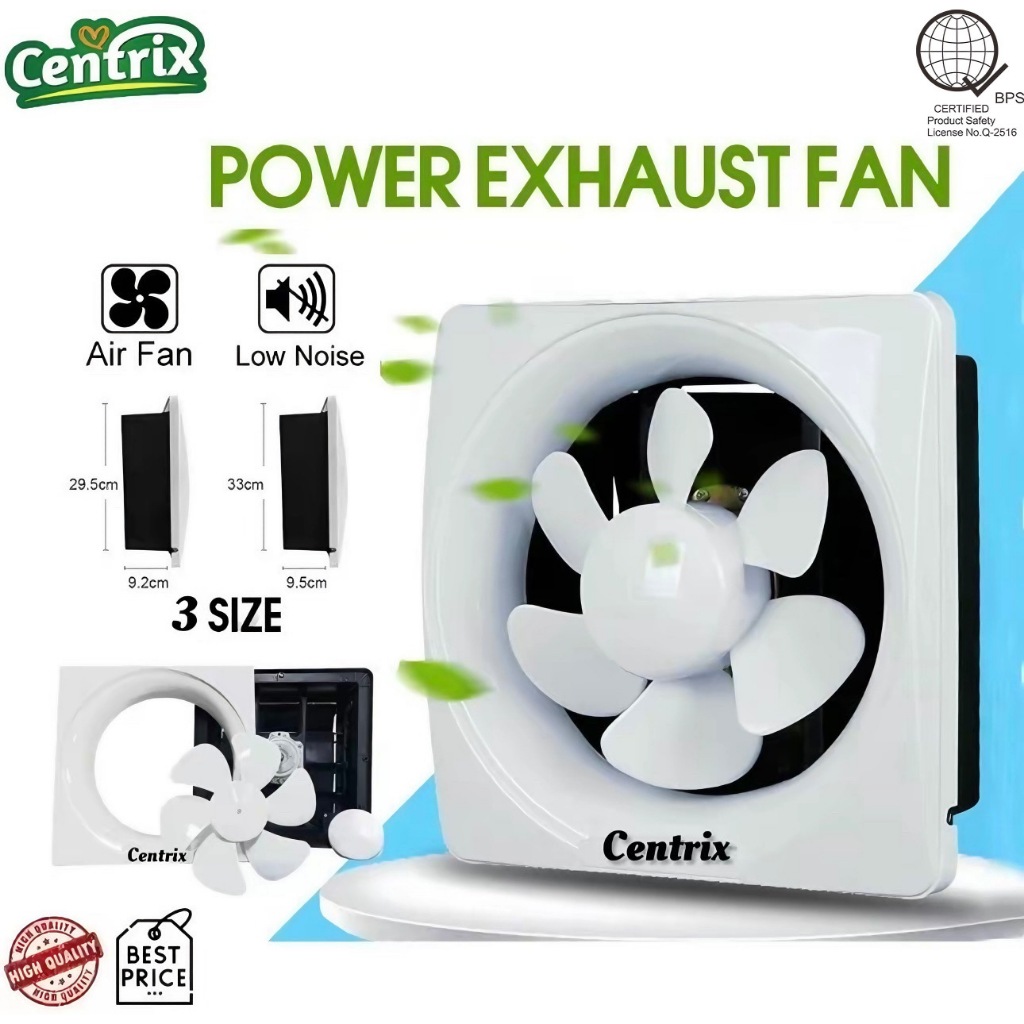Centrix EXHAUST FAN Ceiling Fan 1Year Warranty 8" 10" 12"Inches CX-800 ...