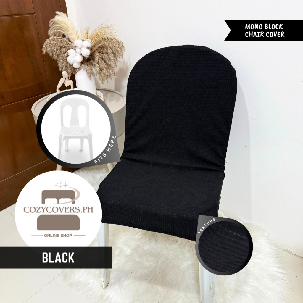 Monoblock Chair Cover No Lukot (Removable & Washable) | Shopee Philippines