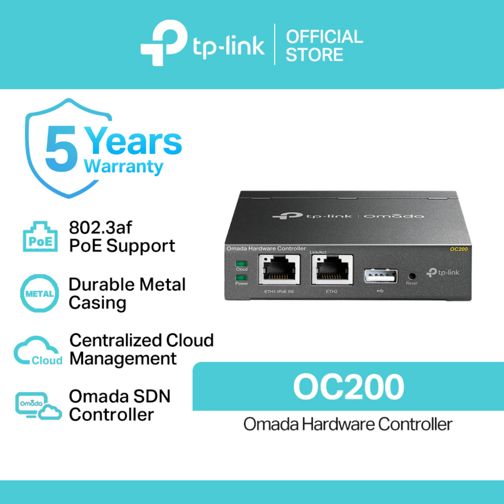 TP-Link | OC200 | Omada | Hardware Controller | Centralized Management ...