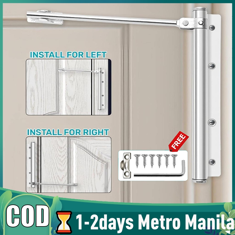 Concealed Automatic Door Closer Stainless Steel Hydraulic Spring Buffer ...