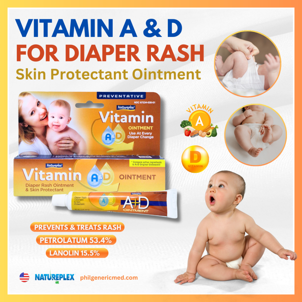 Natureplex A and D ointment Diaper Rash Ointment and Skin Protectant ...