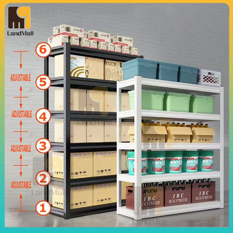 Storage Rack ALL METAL Stainless Steel Rack Boltless Goods Storage ...
