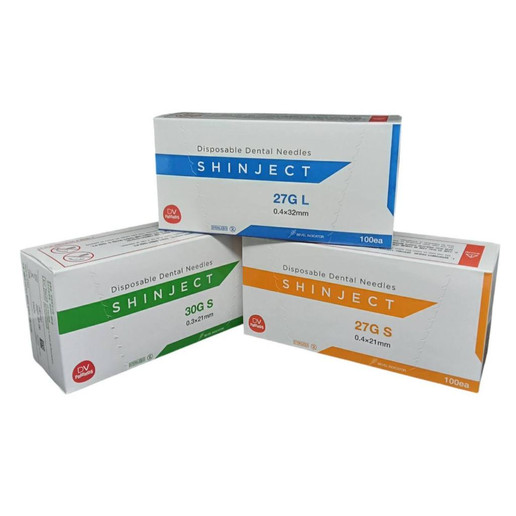 SHINJECT Disposable Dental Needles (27G short,27G Long,30G Short ...