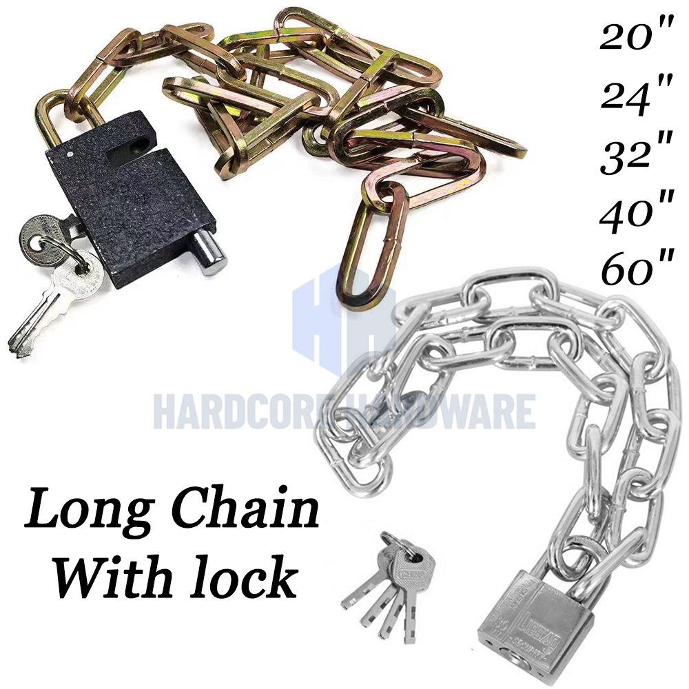 HH Multi-Purpose Long Door Chain Lock For Door Lock Chain Bikes Gates ...