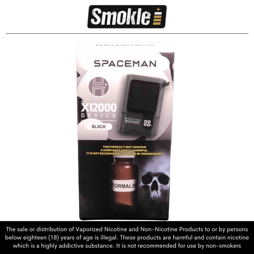 Spaceman x Smok X12000 Vape Device / battery only--pods sold separately ...