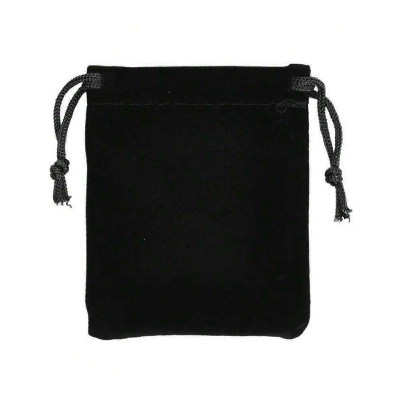Black Velvet Drawstring Pouch• Crystal and Jewelry Pouch• | Shopee ...
