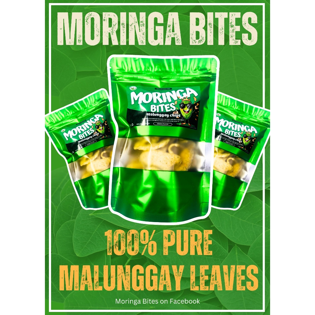 MORINGA BITES - MALUNGGAY CHIPS (ORIGINAL) | Shopee Philippines