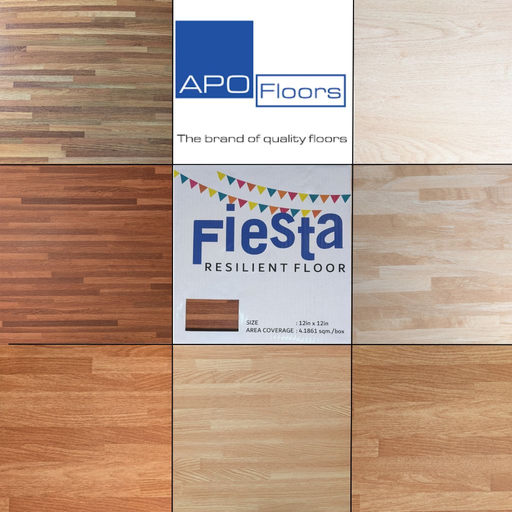 Apo Fiesta Resilient Floors Vinyl Tiles - 1 Box (45pcs) | Shopee ...