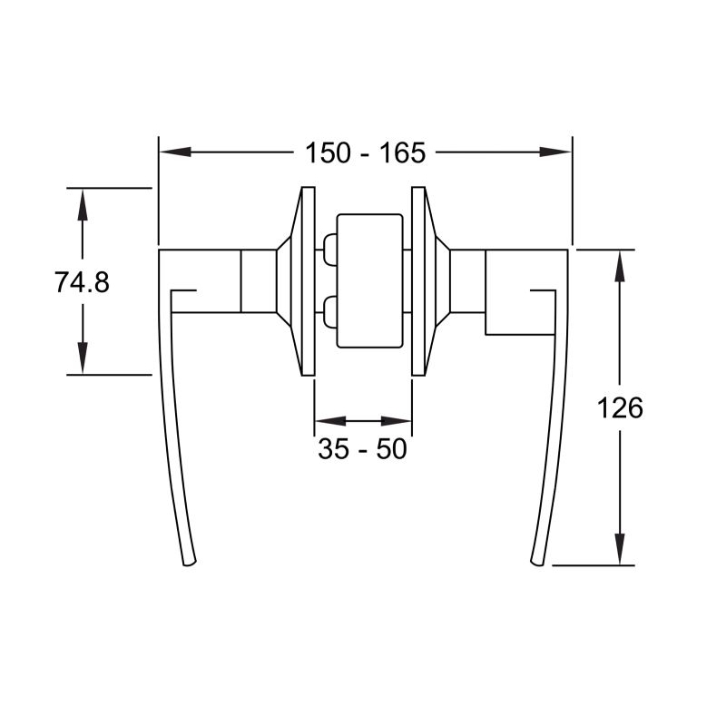 Hafele lever lockset (WITH KEY) | Shopee Philippines