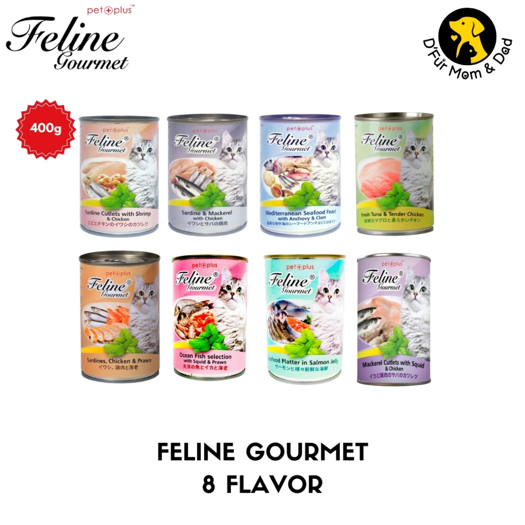 Feline Gourmet Can Wet Food 400g | Shopee Philippines