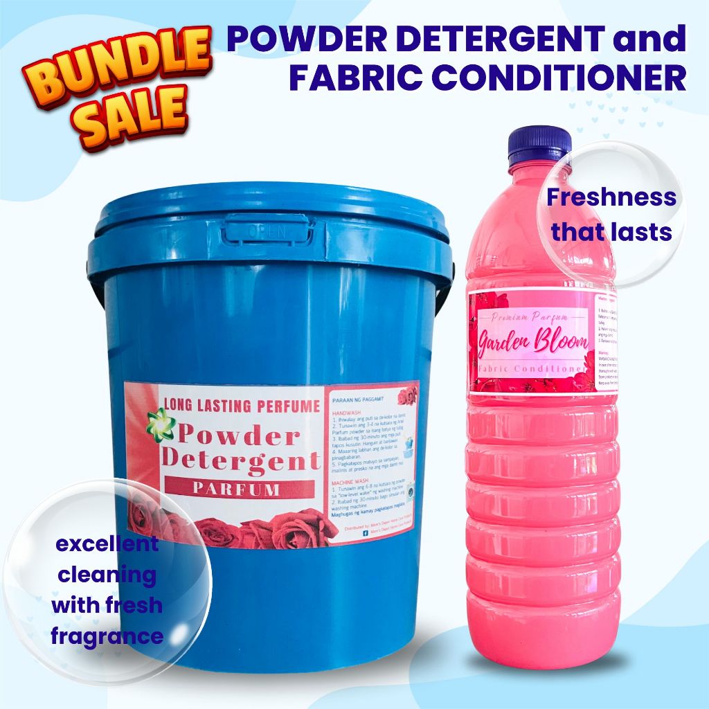 Parfum New Bundle! Allbest 3kgs Parfum Powder Detergent + 1L Garden ...