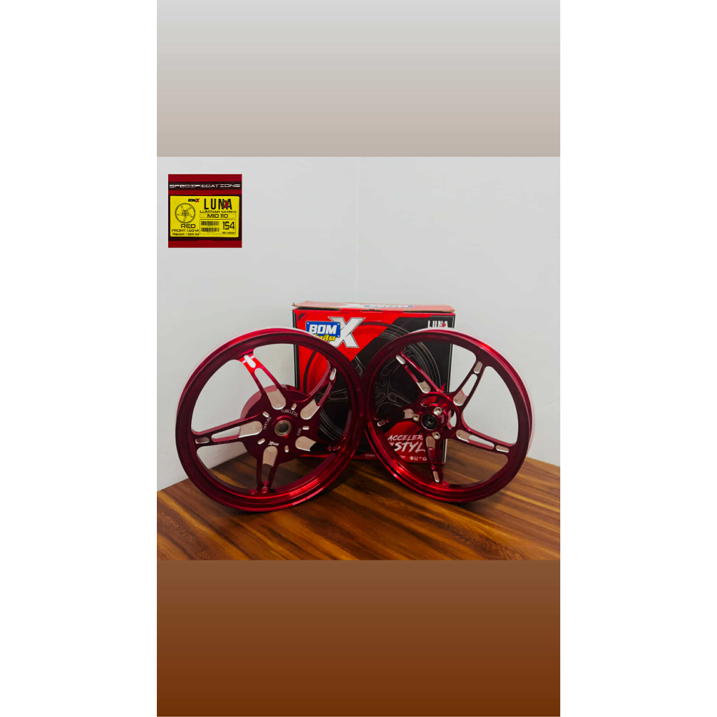 BOM X LUNA MAGS FOR MIO 110 (MIO SPORTY) - BRAND NEW | Shopee Philippines