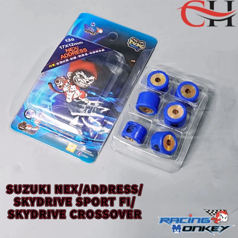 RACING MONKEY FLYBALL 17*12 SUZUKI NEX/ADDRESS/CROSSOVER/SKYDRIVE SPORY ...