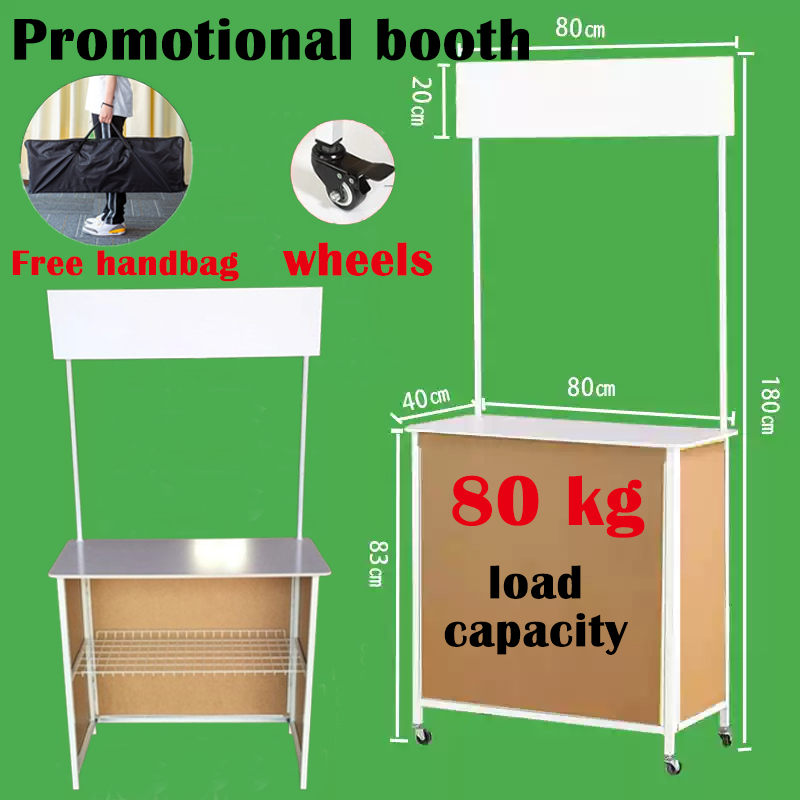Promotional Collapsible Booth Thickened Iron with wheels Food Cart ...