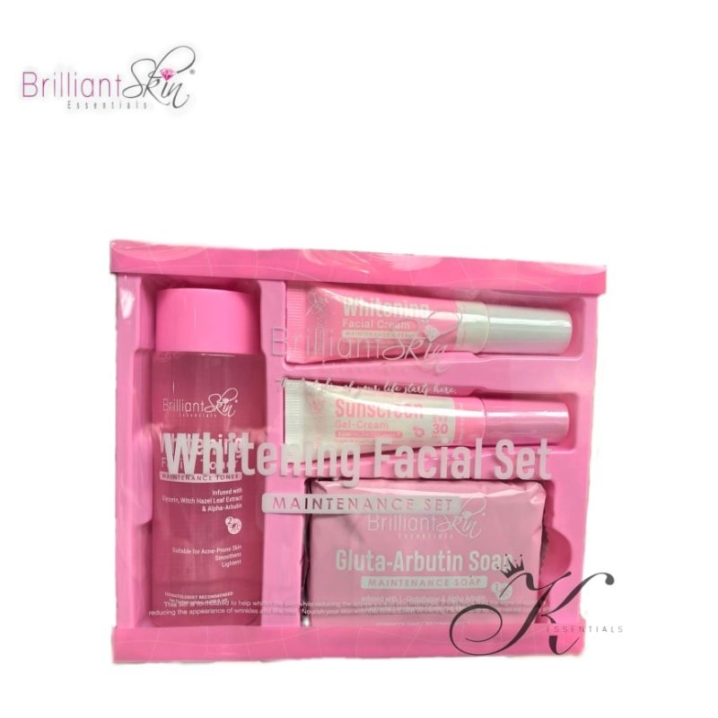 BRILLIANT SKIN WHITENING FACIAL SET (NEW PACK) | Shopee Philippines