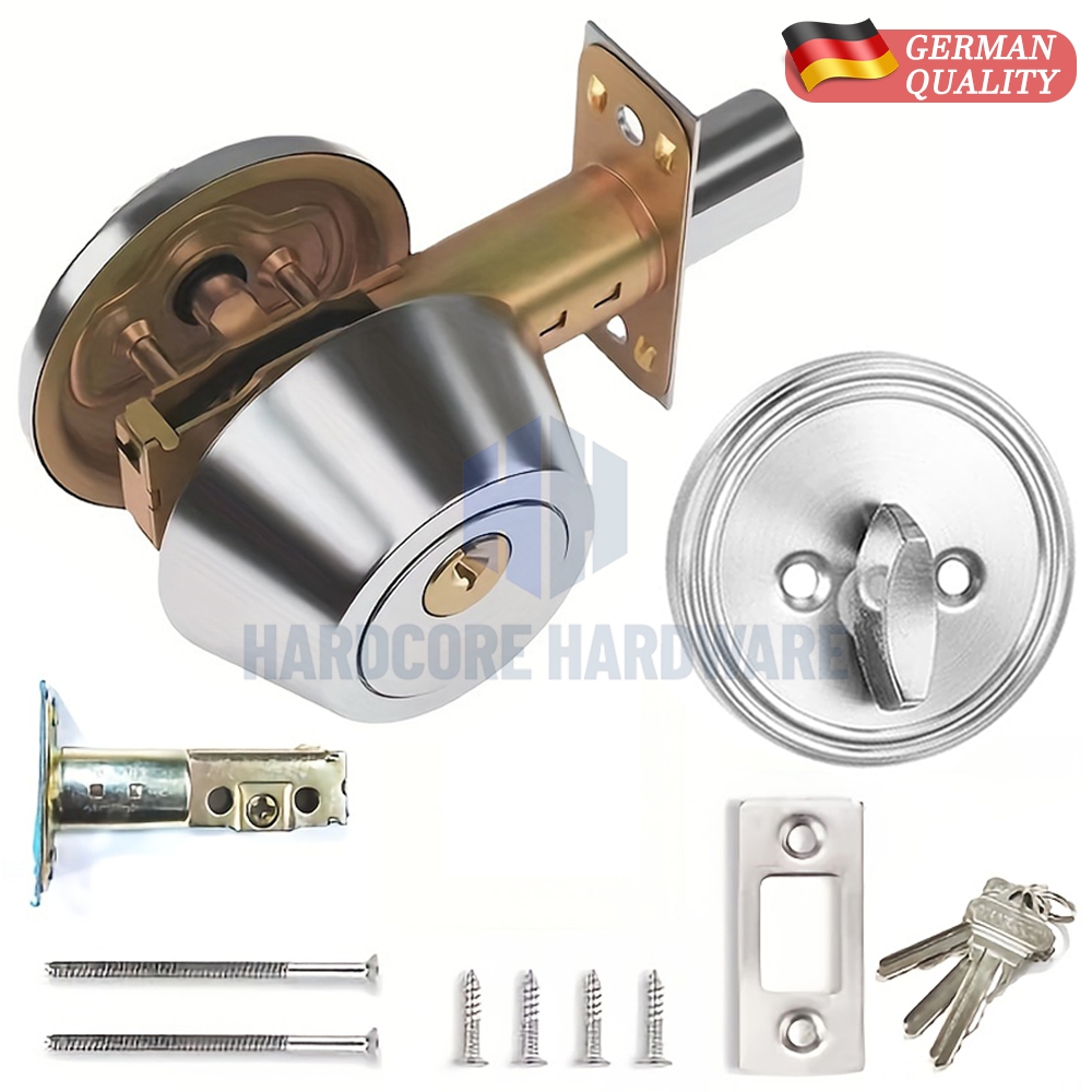 HH High Security Single Cylinder door knob lock Deadbolt Lock Entrance ...