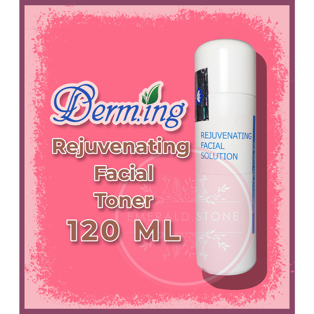 Derming Rejuvenating Facial Toner 120ml/60ml | Shopee Philippines