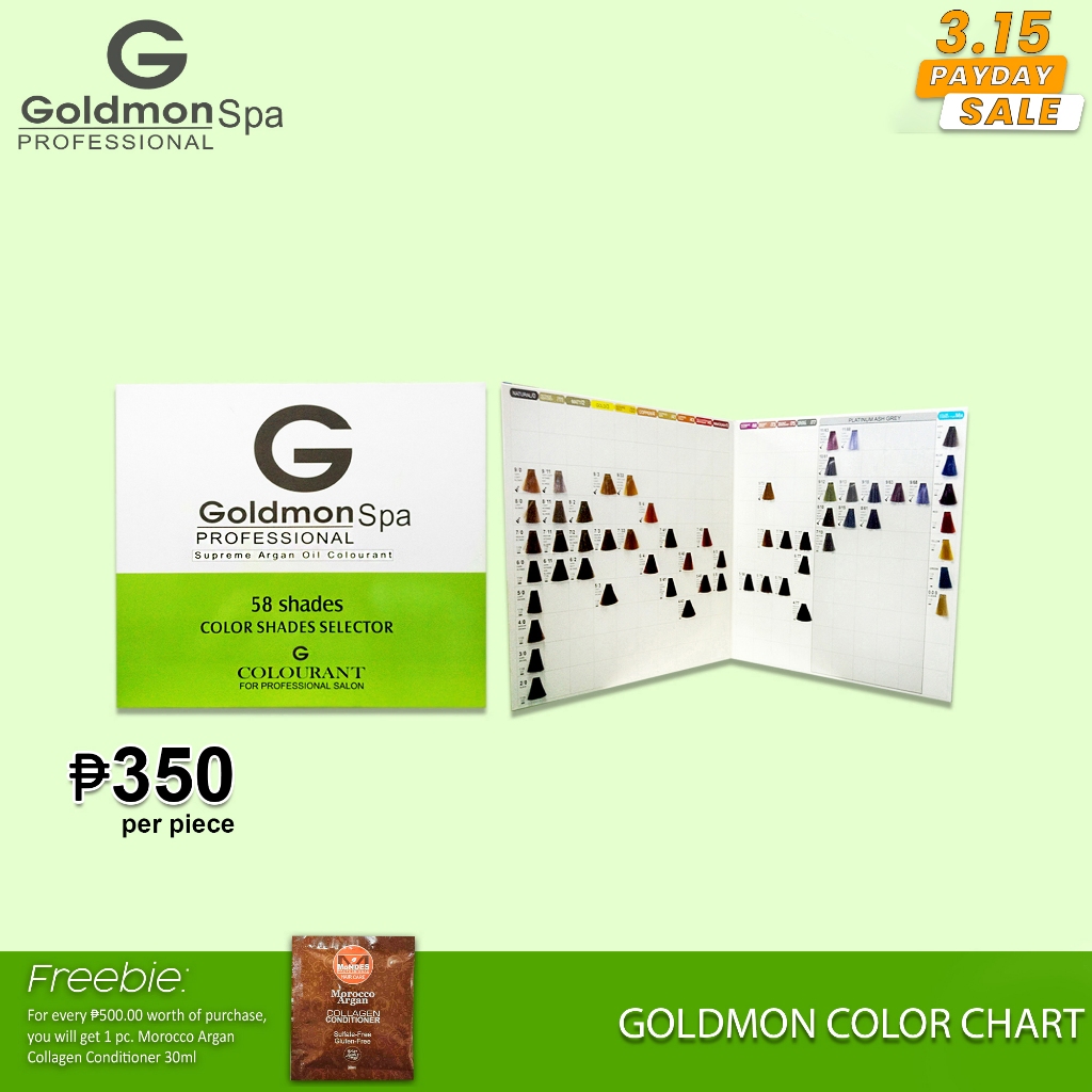 Goldmon Color Chart 58shades | Shopee Philippines