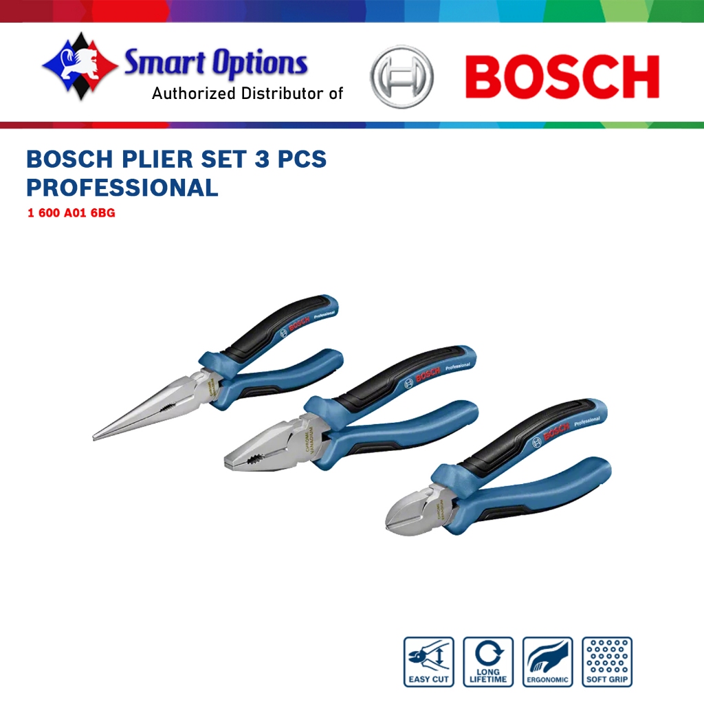 BOSCH PLIERS 3PCS/SET PROFESSIONAL | Shopee Philippines