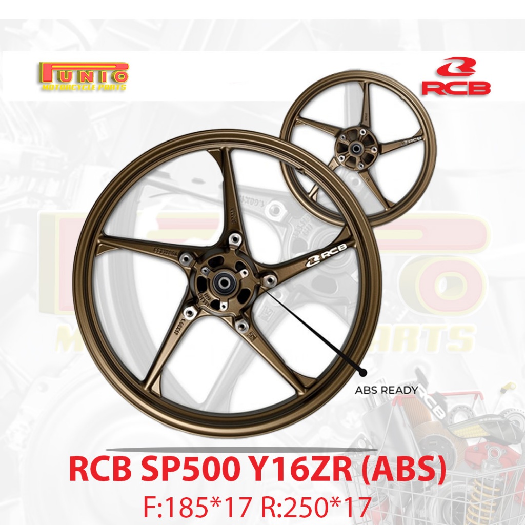 NEW! RCB SPORT RIM MAGS SP500 YAMAHA NMAX V2 /SNIPER 150/155 MOTORCYCLE ...