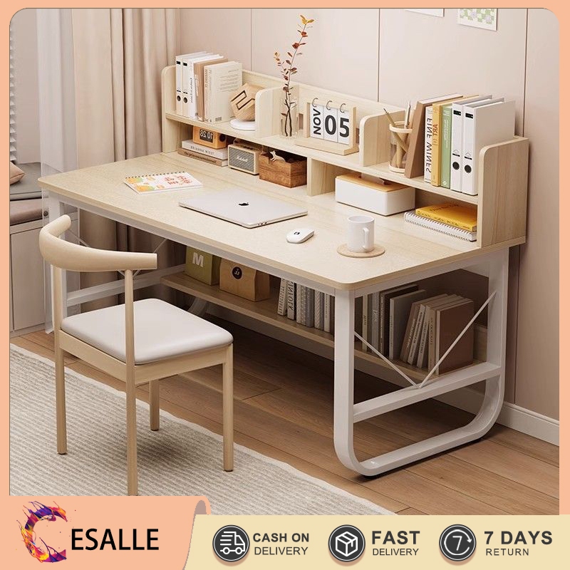 Computer desk desk with bookshelf study desk home bedroom desktop ...