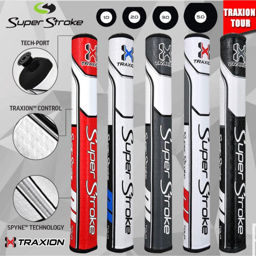 Golf Manila SuperStroke Traxion Pistol Golf Putter Grip Advanced ...