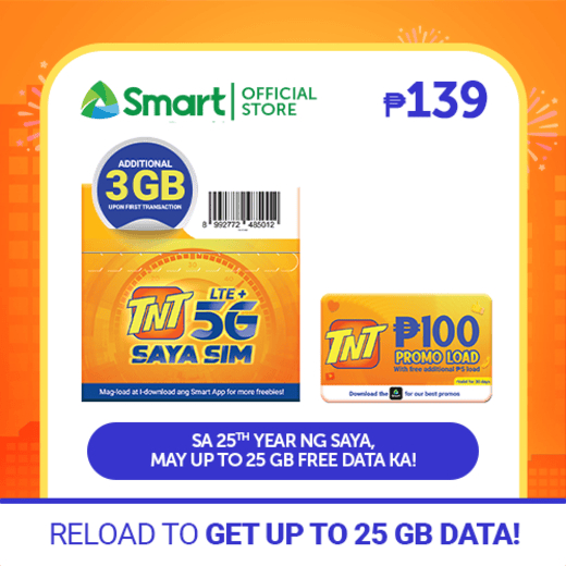 TNT 5G SIM With FREE Saya All 40 and Promo Load Card | Shopee Philippines