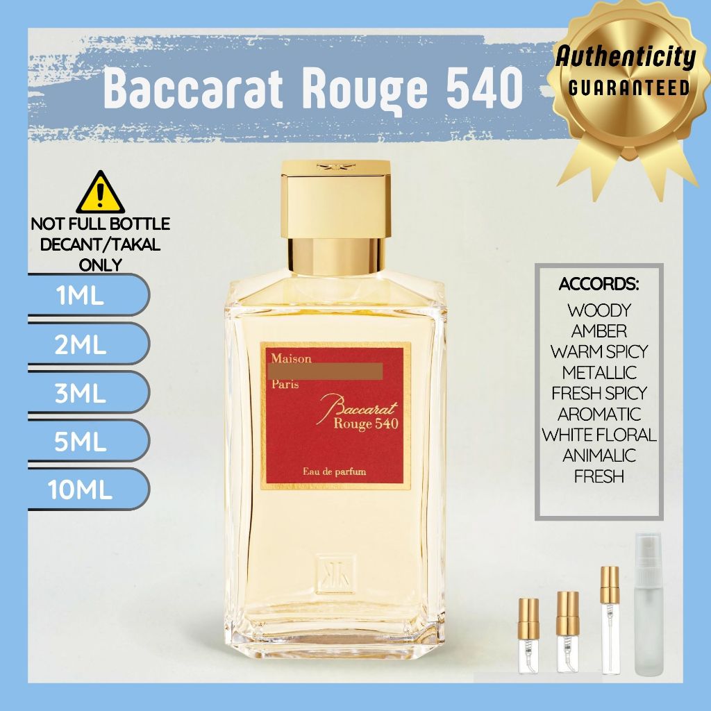 MFK BR540 (1mL, 2mL, 3mL, 5mL or 10mL) ONE WHIFF WONDER | Shopee ...