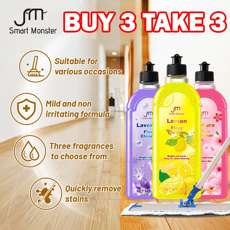 Smart Monster Bathroom Floor Tile Toilet Cleaner Stain Removal Liquid ...