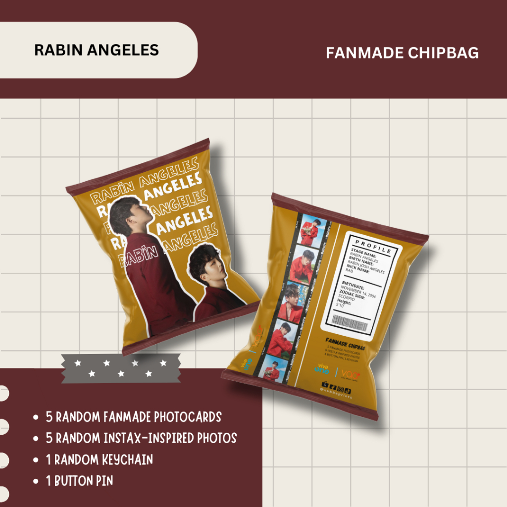 RABIN ANGELES, ASHTINE OLVIGA, ANDRES MUHLACH FANMADE CHIPBAG AMNSE ...