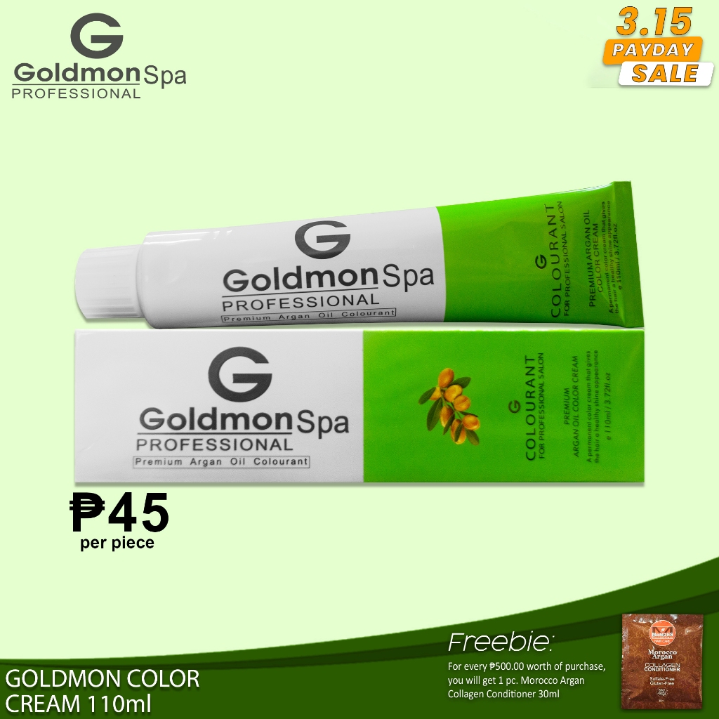 Mondes Goldmon Color Cream 100ml Platinum Ash Grey | Shopee Philippines