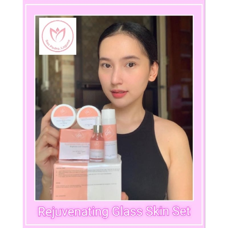 Glass Skin Rejuvenating Set with serum by Just Skin Essenses | Shopee ...