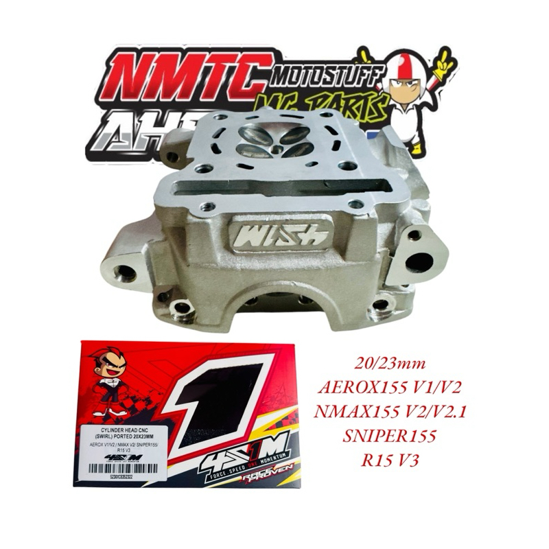 4S1M 20/23mm BIG VALVE HEAD AEROX155 V1/V2/ NMAX155 V2/V2.1 / SNIPER155 ...