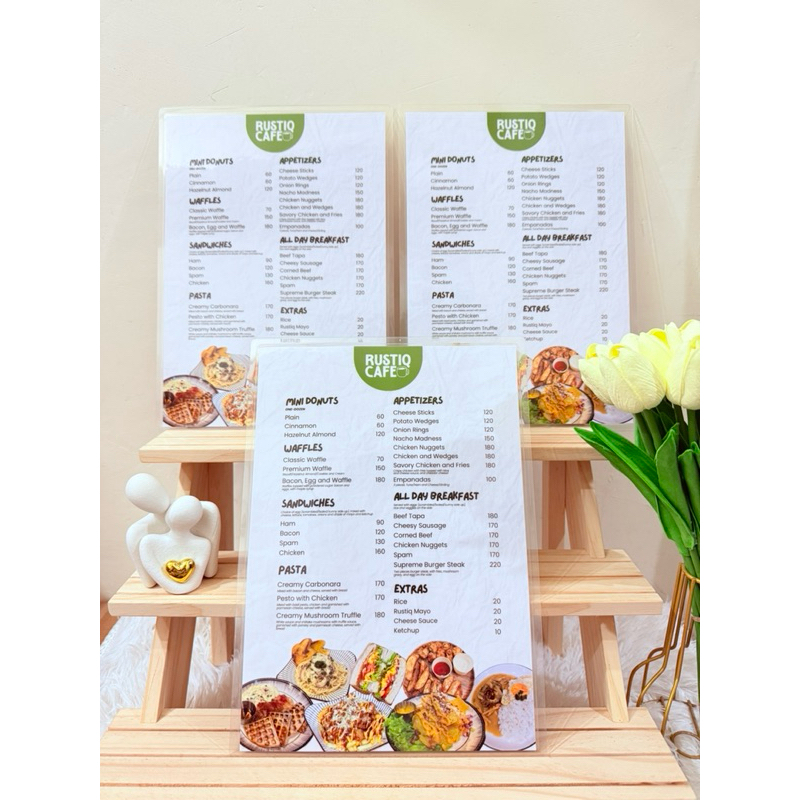 Laminated Foods & Drinks Menu (A4 size) | Shopee Philippines