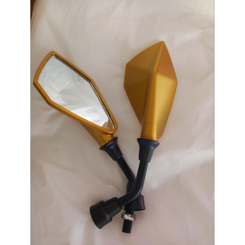 Side Mirror Gold Clear Motorcycle side mirror Universal | Shopee ...
