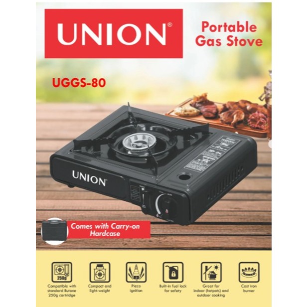 UNION PORTABLE GAS STOVE UGGS-80 | Shopee Philippines