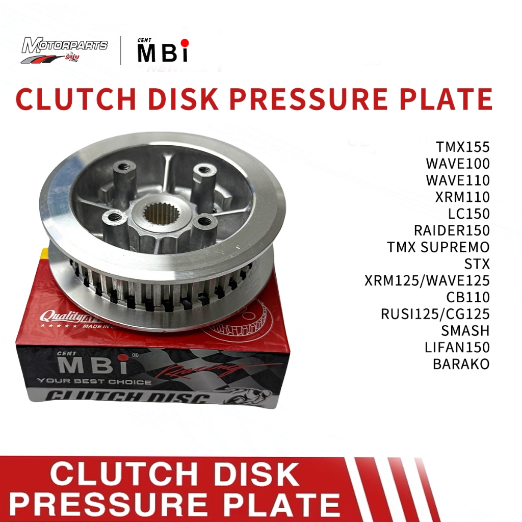 MBI CLUTCH HUB DISK PRESSURE PLATE FOR MOTORCYCLE | Shopee Philippines