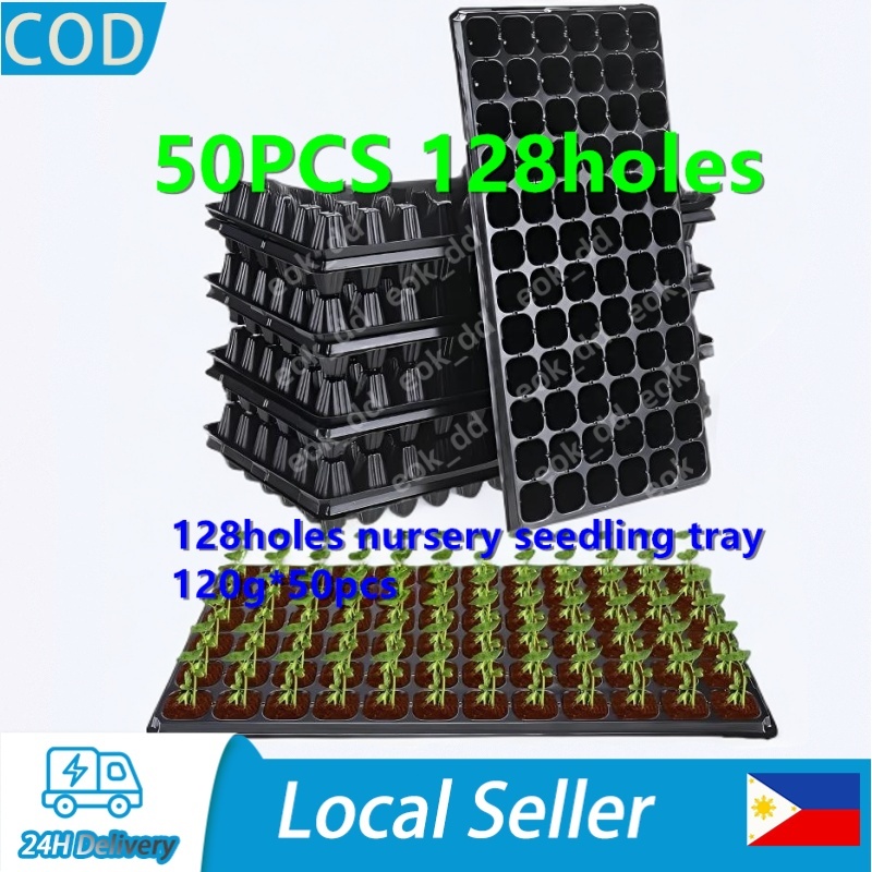 50pcs 128hole seedling tray 128 holes seed tray (ROUND) wholesale ...